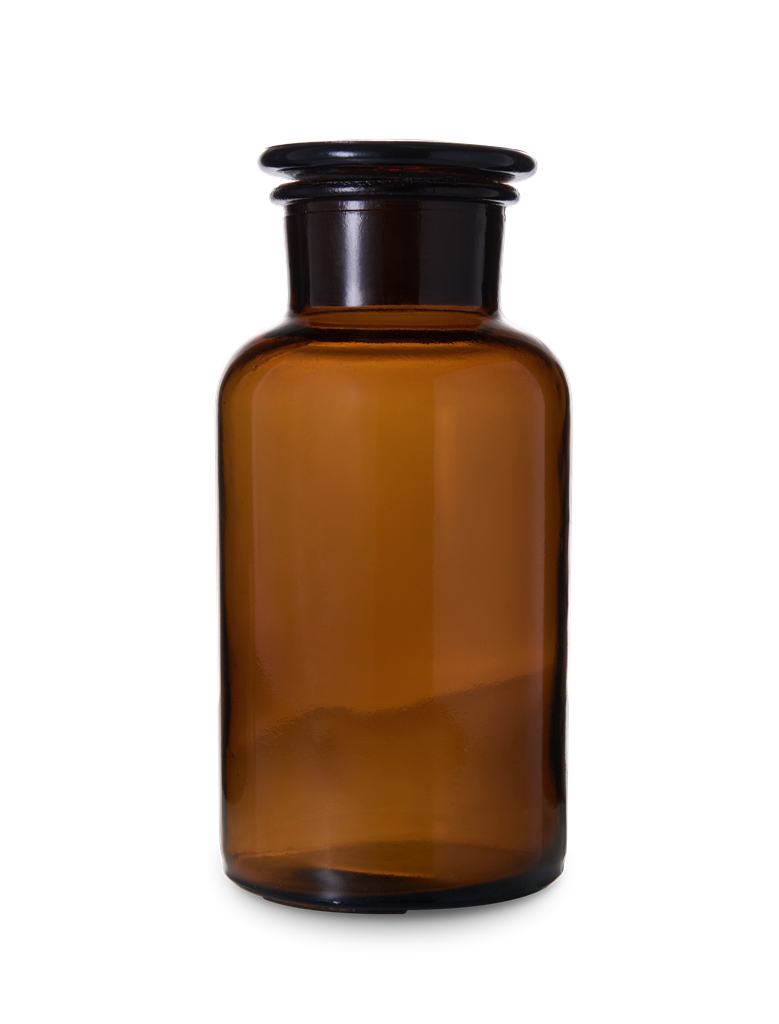 Frasco reactivo de boca ancha esmerilado – Productos de Laboratorio