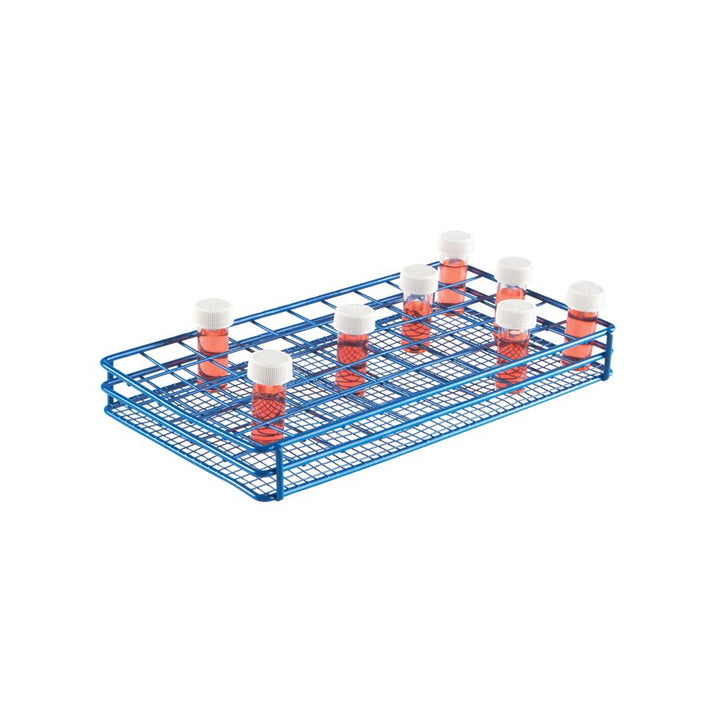 Gradilla para tubos metálica 50 lugares 33 mm – Productos de Laboratorio