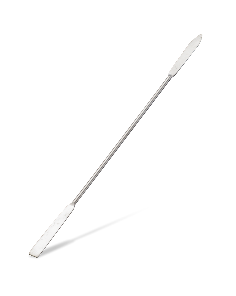 Espatula doble plana y conica con punta – Productos de Laboratorio